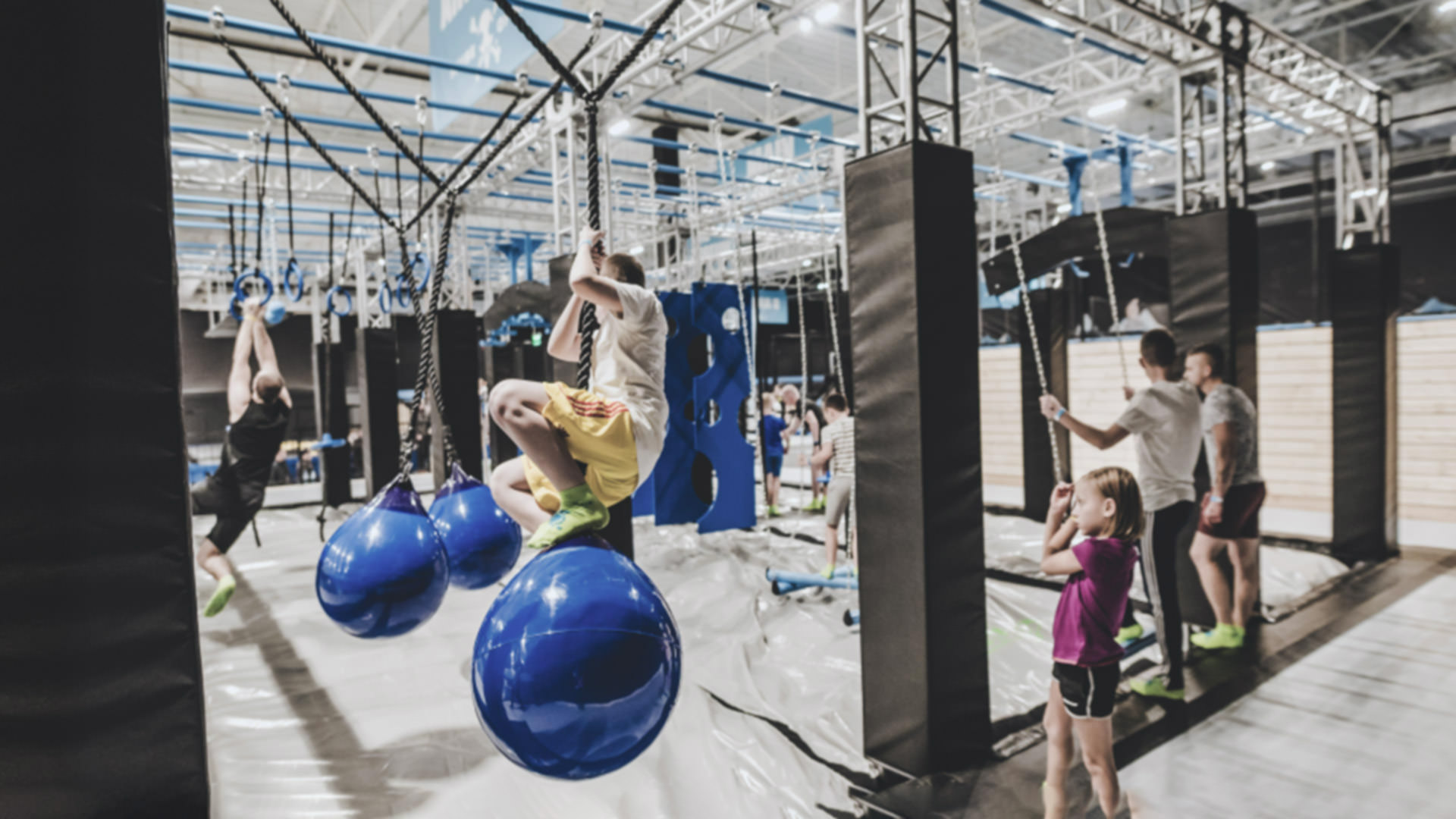 Ninja Courses | Indoor Trampoline Equipment | Climbing Walls
