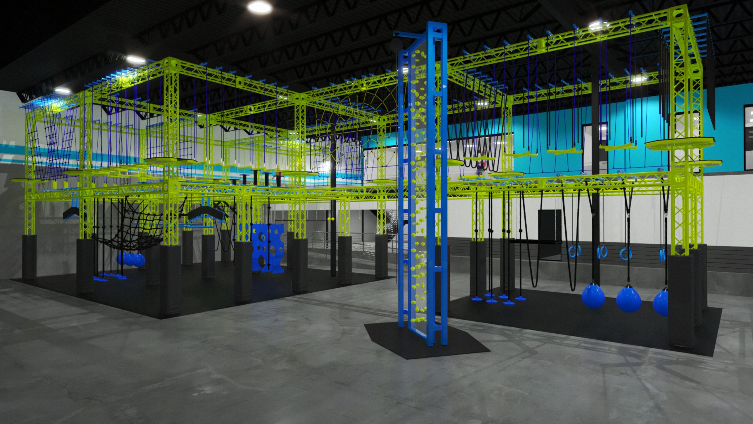 Ropes Course – Trampoline Park