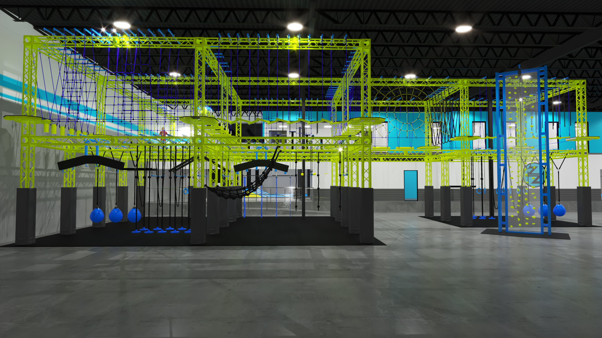 Ropes Course – Trampoline Park